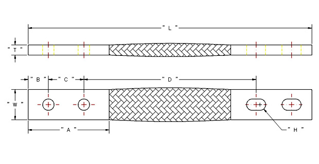 Flat Braided Flexible Connectors, Flat Flex Braid Connectors – Central ...